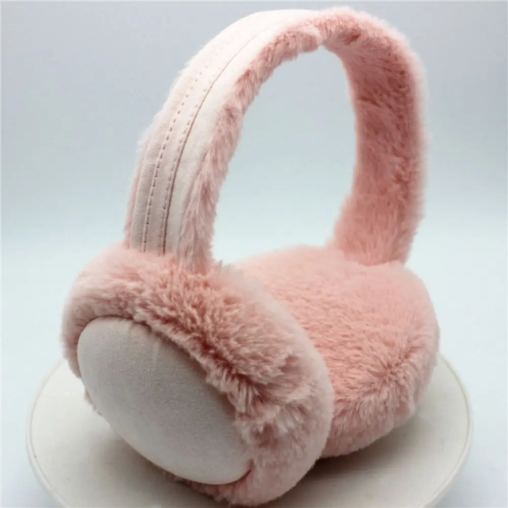 Foldable Earflaps Ear Warmer Cold Protection Outdoor Fluffy Ear-Muffs ...