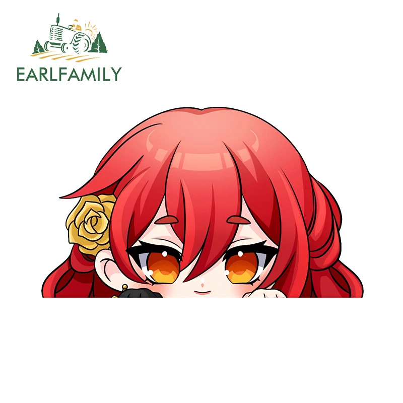 EARLFAMILY-13cm-x-7-7cm-Honkai-Star-Rail-Himeko-Car-Stickers-Chibi ...