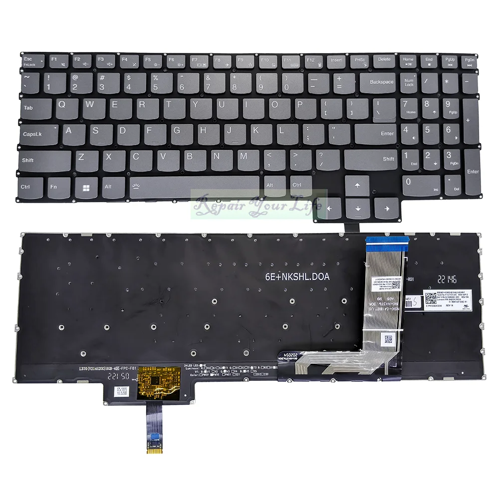 US-Backlit-Keyboard-for-Lenovo-ideapad-Gaming-3-15IAH7-82S9-82UJ-3 ...