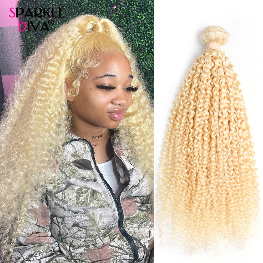 Human-Hair-Bundles-Kinky-Curly-Weaves-613-Blonde-Malaysia-Remy-Hair-8 ...