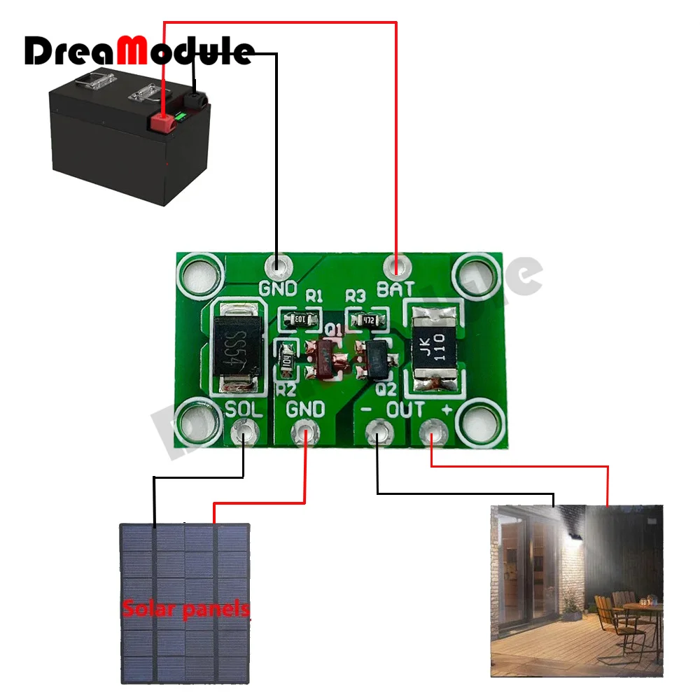 6v Solar Charge Controller Schematic