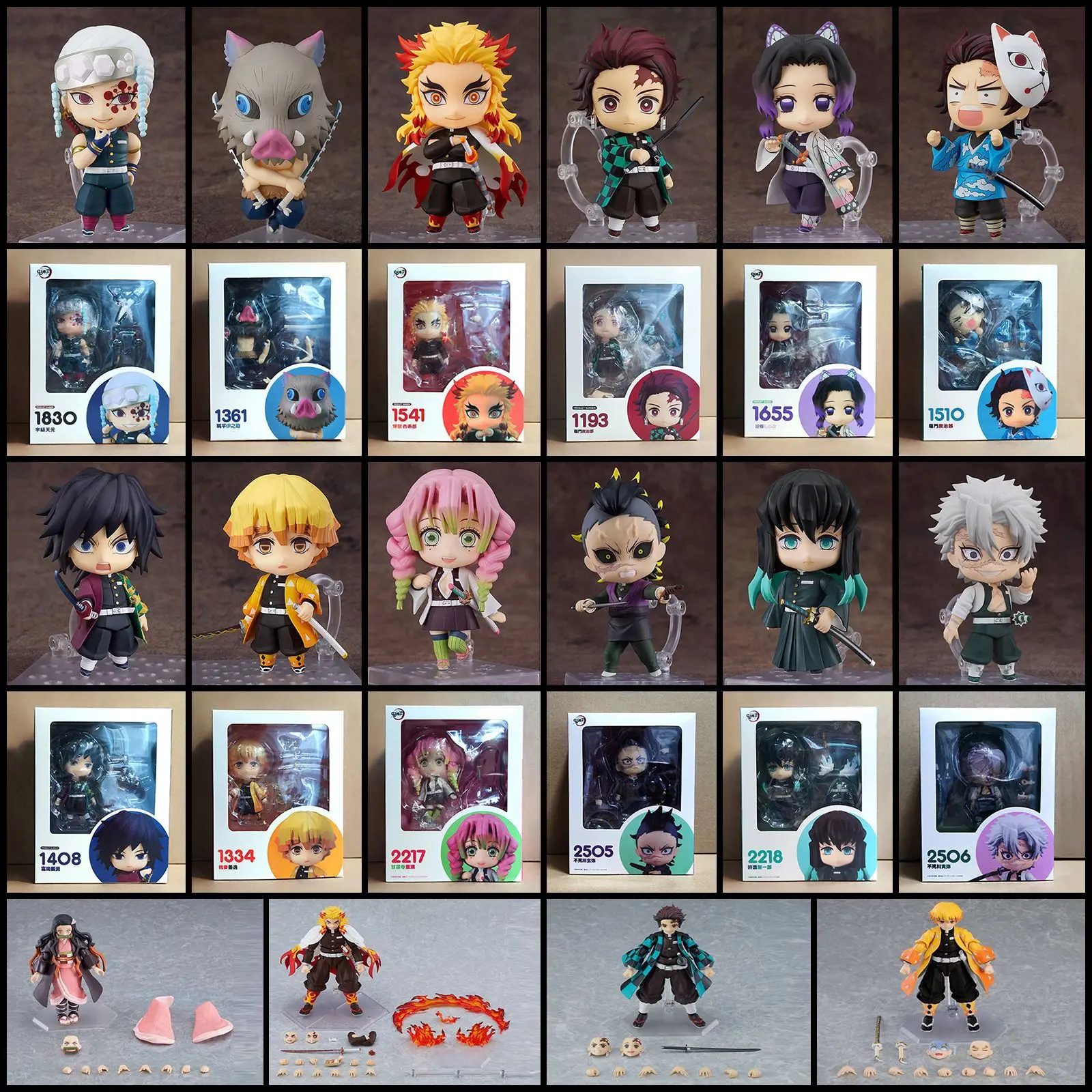 Demon Slayer Nezuko Kamado Poseable Figure Anime Collectible Cute Doll ...