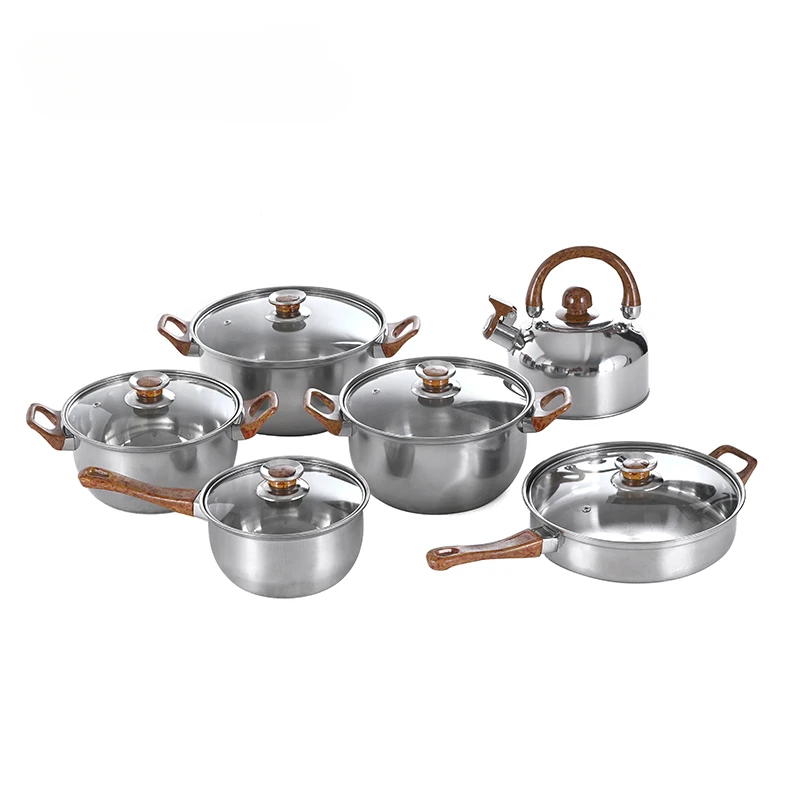 12-pcs-stainless-steel-cookware-set-induction-hot-pot-cooking-pot-bowl ...