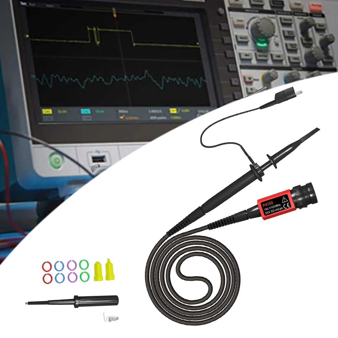 Generic P4100 Oscilloscope Probe 100:1 2kv High Voltage 100mhz Safety ...