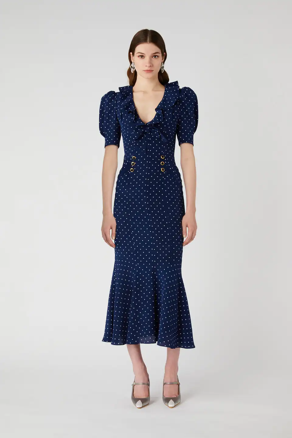 Fashionable new Alessandra Rich dress, high-quality designer handmade ...