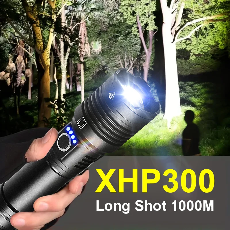 Ultra-Powerful-Led-Flashlight-High-Power-Rechargeable-Torch-Lights ...