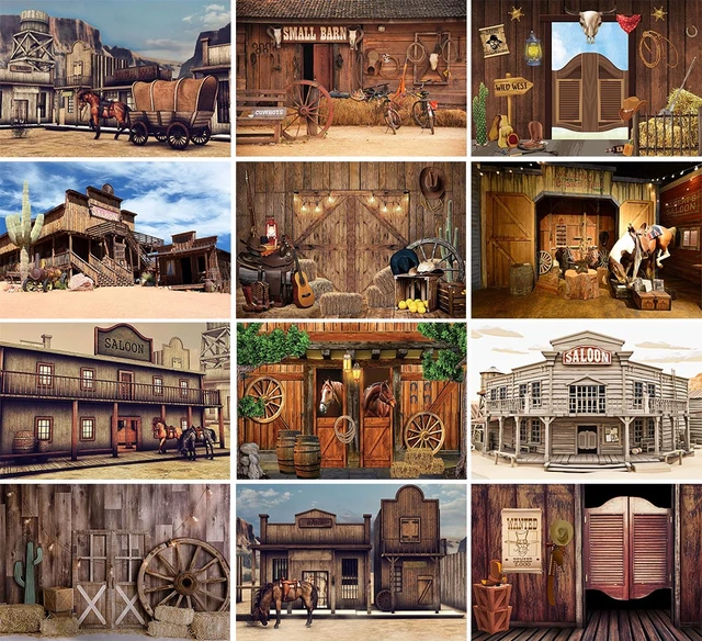 Country Western Backgrounds Wood