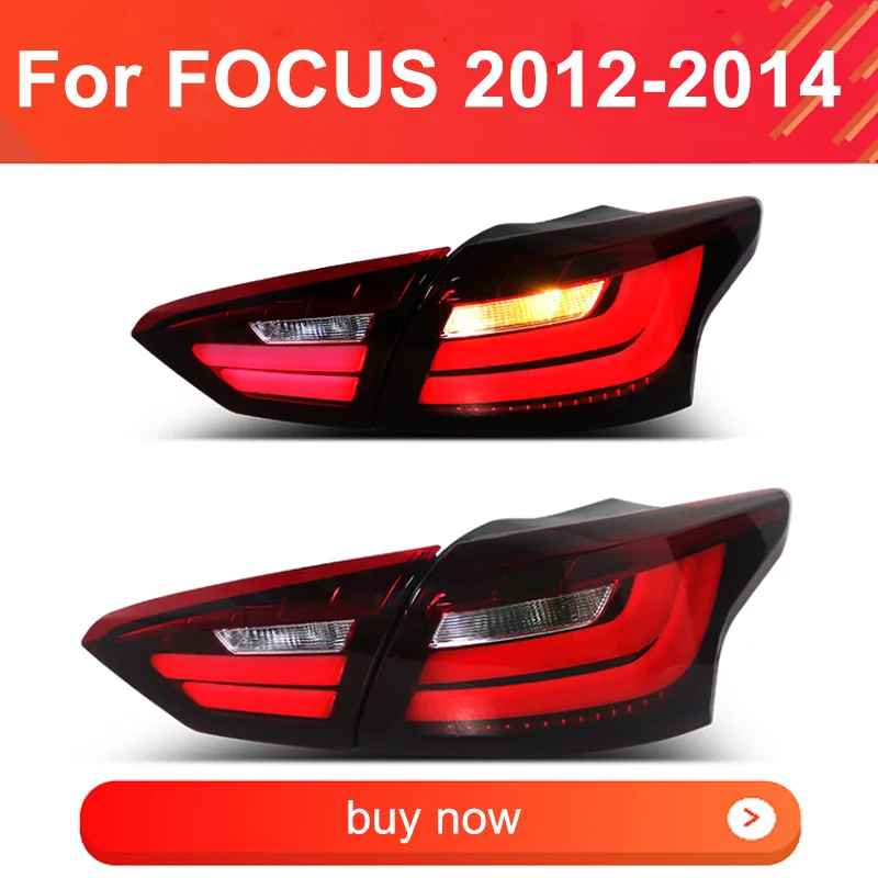 1-Pair-LED-Tail-Light-Assembly-for-Ford-Focus-2012-2013-2014-Taillights ...