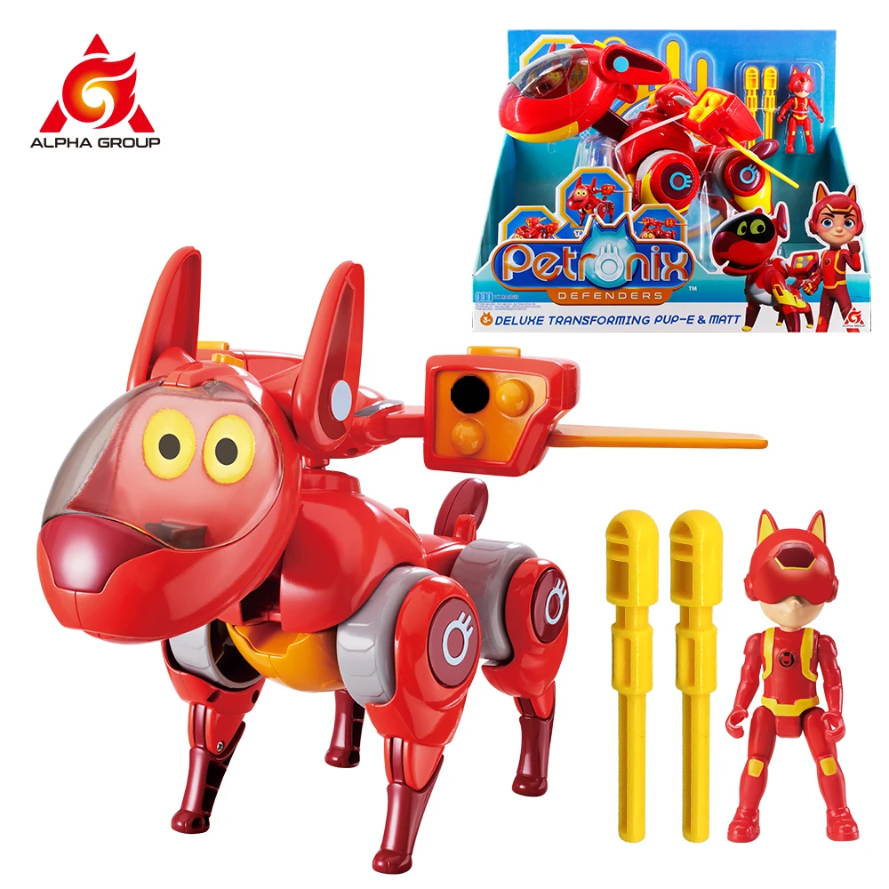 PETRONIX DEFENDERS Deluxe Transforming pup e & Matt 3 en 1 modos con ...