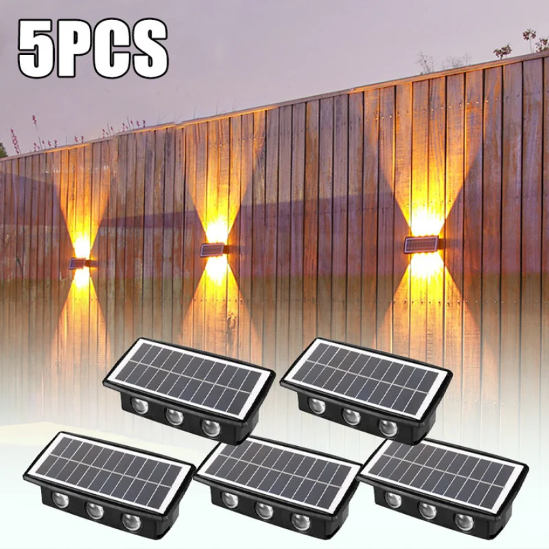 Solar-Convex-Lens-Wall-Lamp-Home-High-grade-Waterproof-Solar-Lamp-Villa ...