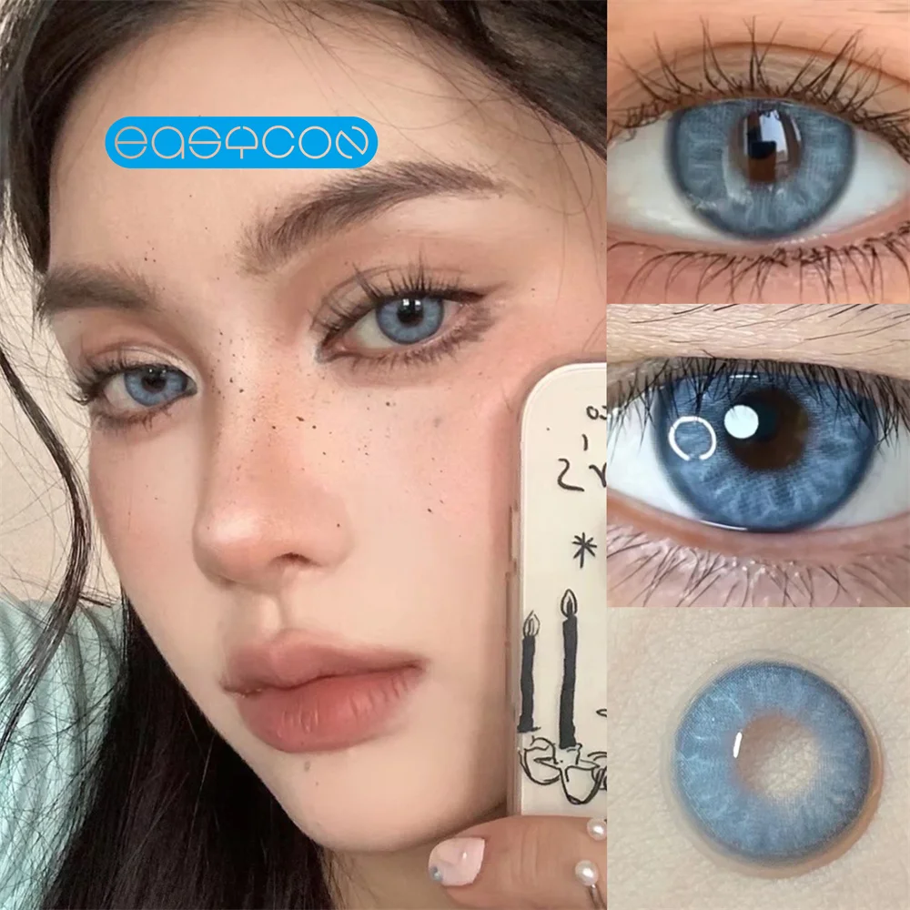 Ice Blue Colored Eyes