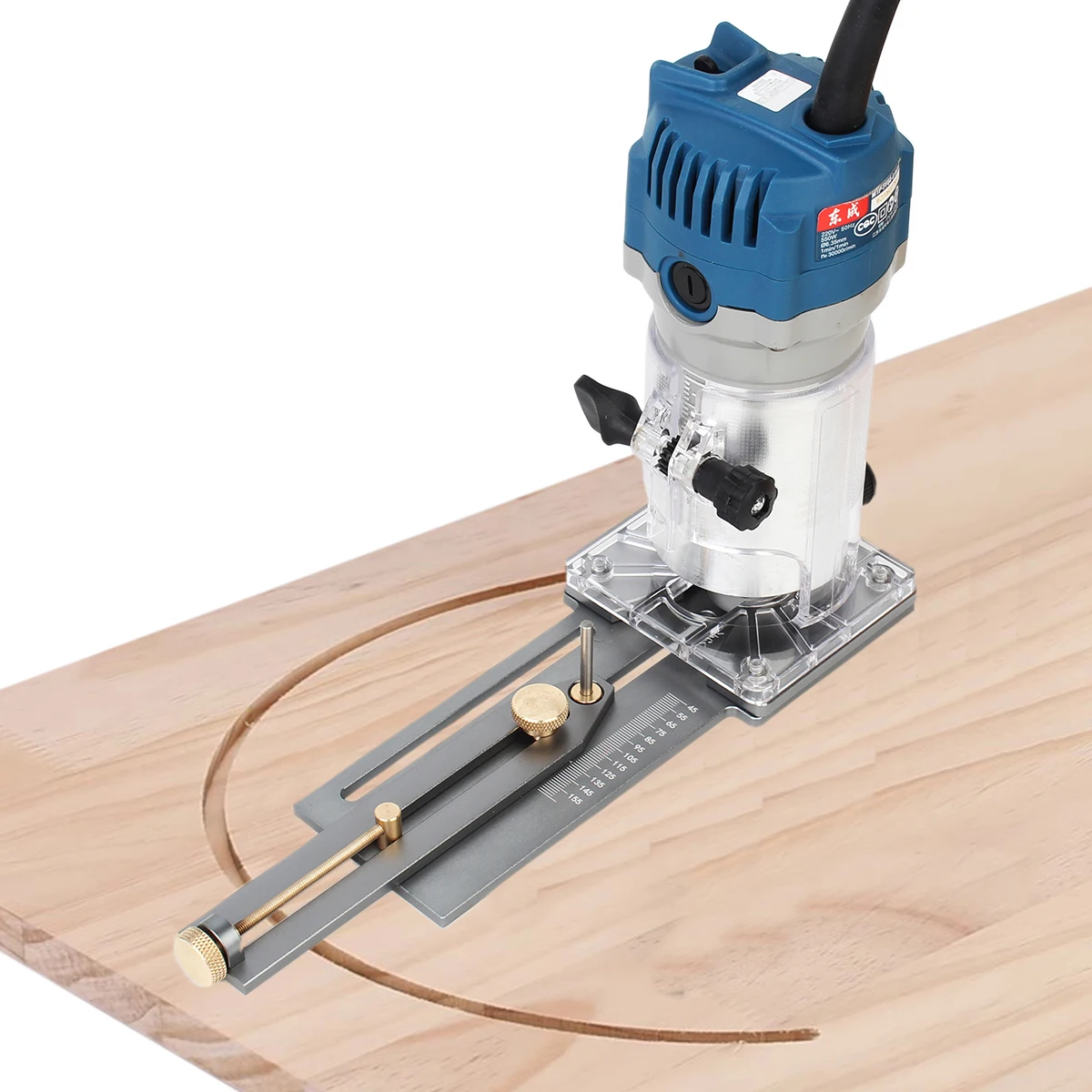 Circle Cutting Jig For Electric Hand Trimmer Wood Router Milling Circle ...