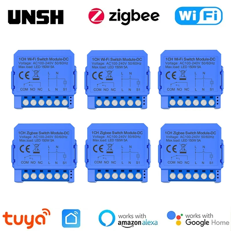 Interruptor-inteligente-Tuya-Zigbee-con-WiFi-m-dulo-de-rel-de-1-Banda ...