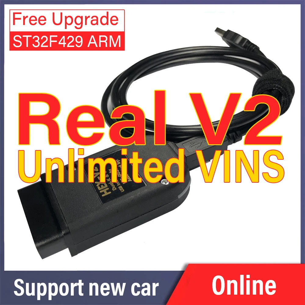 1996 2023 Update Unlimits Real V2 22.10 Met Logo Hardware Hex V2 Usb Interface Voor Vag Com 22.3 ...