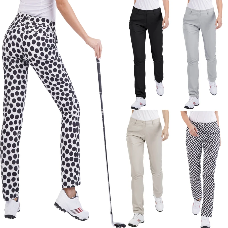 New-Women-Golf-Pants-Lesmart-Spring-Summer-Stretch-Slim-Lightweight ...
