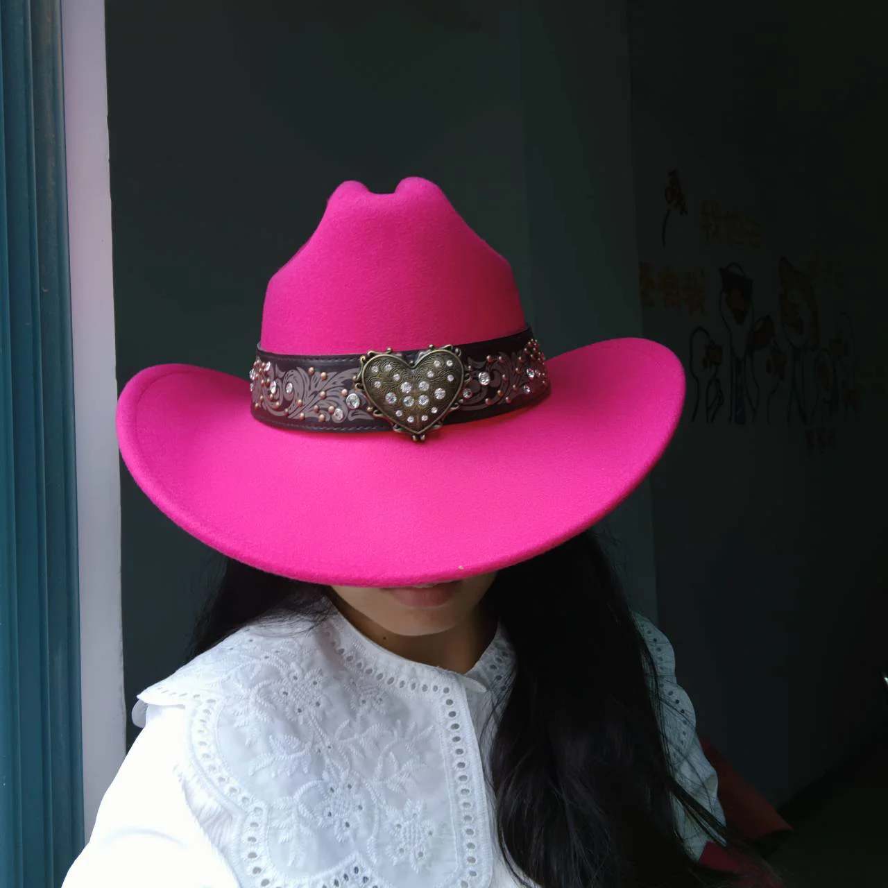 Rose-2023-Cowboy-Hat-Western-Jewelry-Accessories-Men-s-and-Women-s-Jazz ...