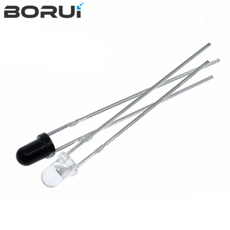 50pairs 3mm 940nm Leds Infrared Emitter And Ir Receiver Diodes Each ...