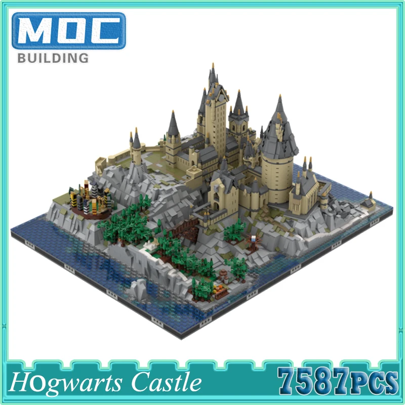 Star-Movie-Classic-Medieval-Castle-Architecture-Magic-School-Street ...