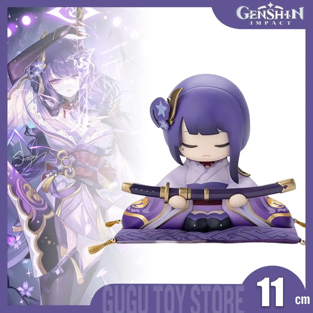 11cm Genshin Impact Figure Raiden Shogun Anime Beelzebul Figures Pvc ...