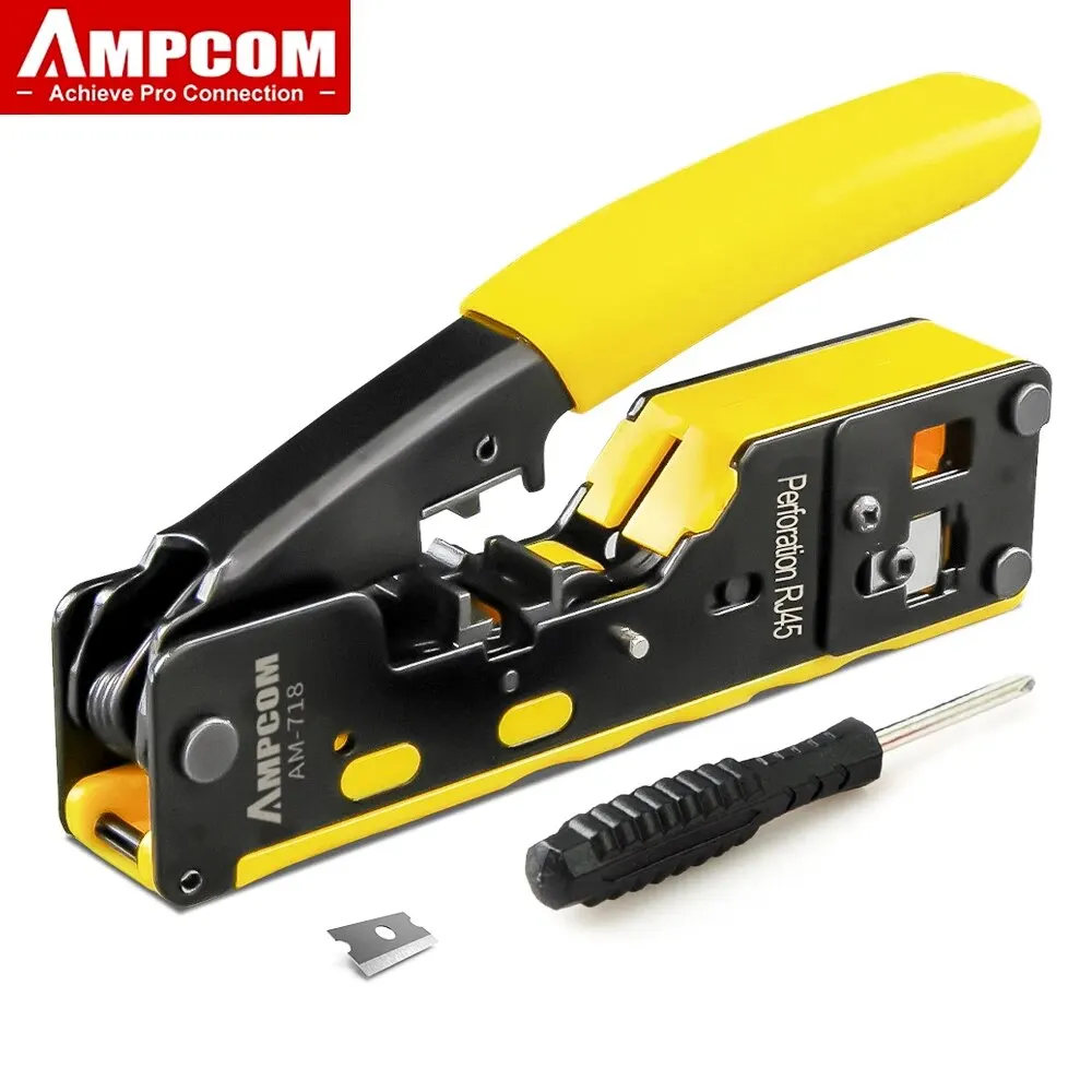 AMPCOM-EZ-Type-RJ45-Network-Crimper-Crimp-Cut-LAN-CAT8-7-6A-6-5E-STP ...