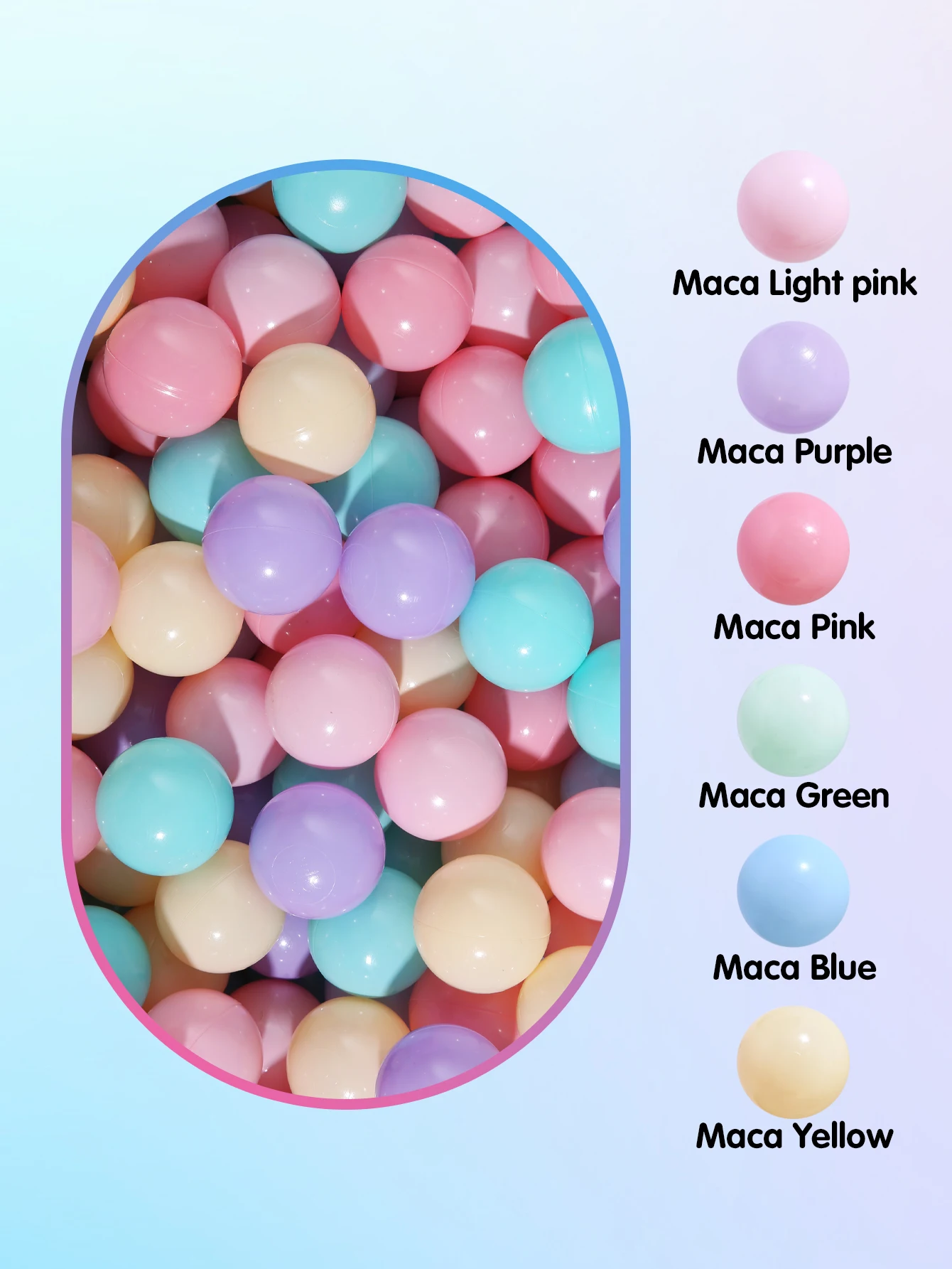 COLOBOBO-Baby-Plastic-Ball-Pit-Balls-5-5CM-100Pcs-Colorful-Soft-Ocean ...