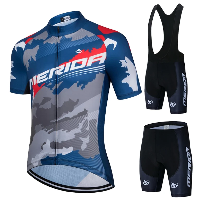 2022 Quick-dry Cycling Sets Mountain Bike Uniform Summer Mans Cycling ...