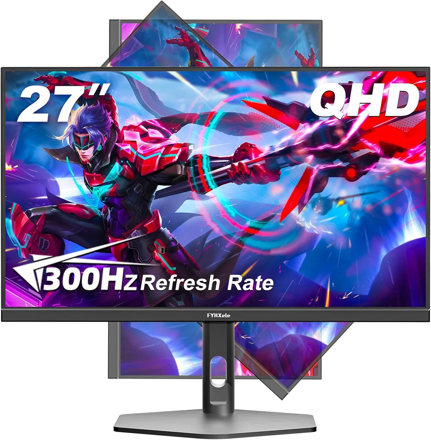 FYHXele 27ich 2K 300Hz Gaming-Monitor 1440P 0,8 ms Rahmenloser ...
