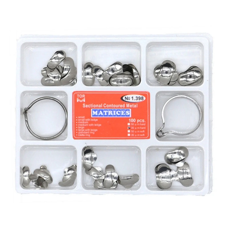 100pcs-Dental-Sectional-Matrixs-System-Dental-Sectional-Matrixs-Band ...