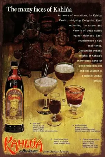 Kahlua-Liqueur-Advert-Vintage-Look-Retro-Style-Metal-Sign-Letter-Box ...