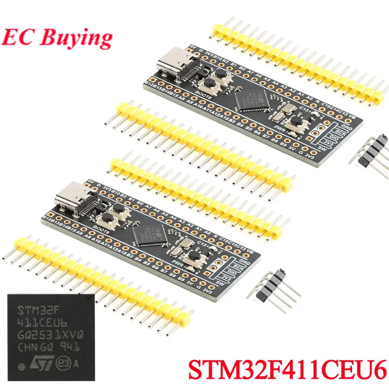2Pcs-1pc-STM32F411CEU6-STM32F4-STM32F411-Core-Small-System-Learning ...
