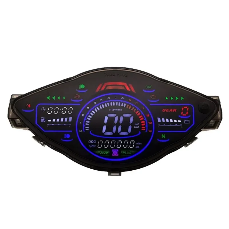 Digital-LCD-Motorcycle-Speedometer-Odometer-Tachometer-Gauge-with ...