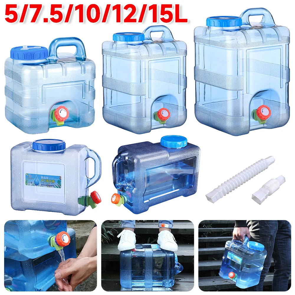 5-7-5-10-12-15L-Capacity-Outdoor-Water-Bucket-Portable-Car-Driving ...