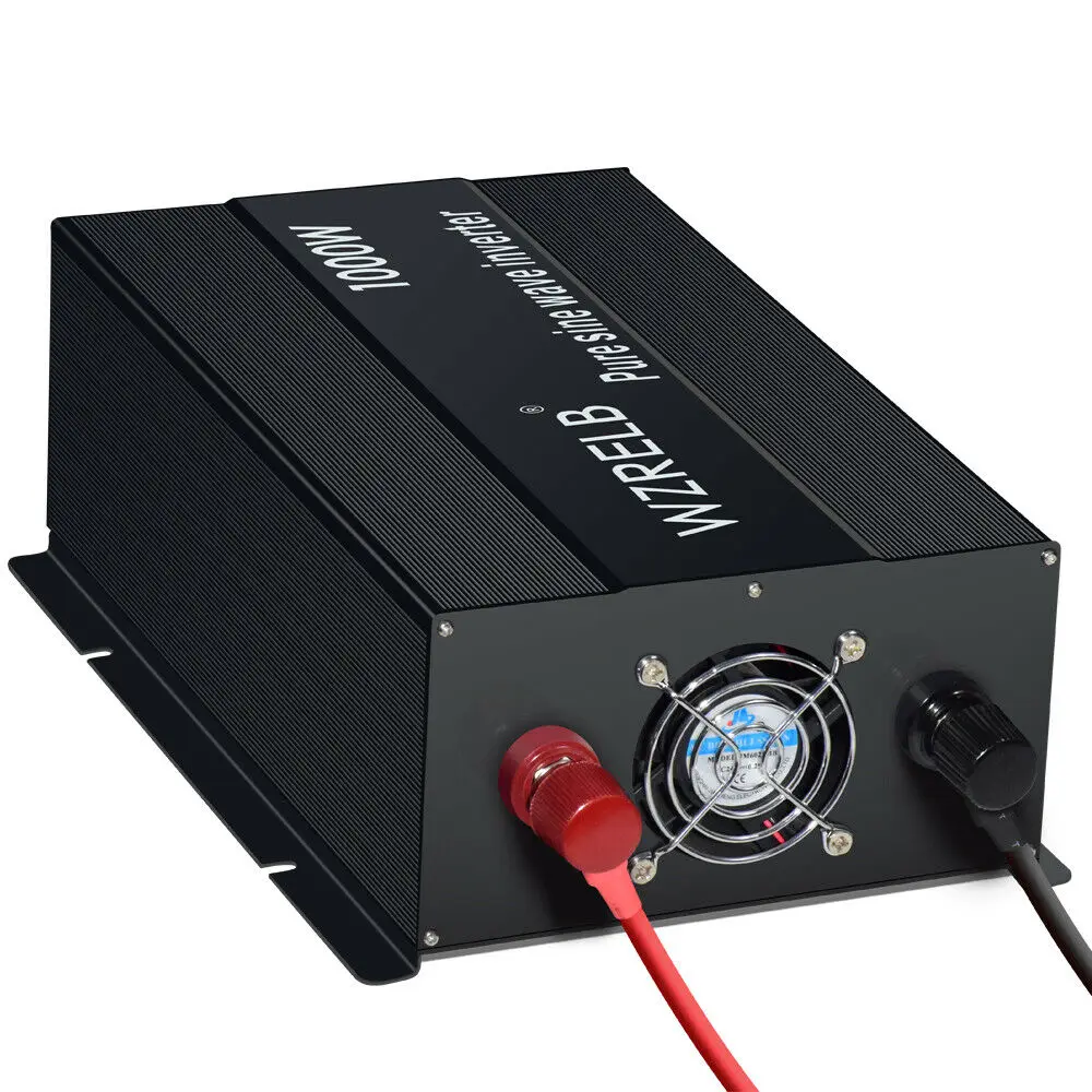 1000W LCD Off Grid Pure Sine Wave Inverter 24V 230V Power Bank Inverter ...