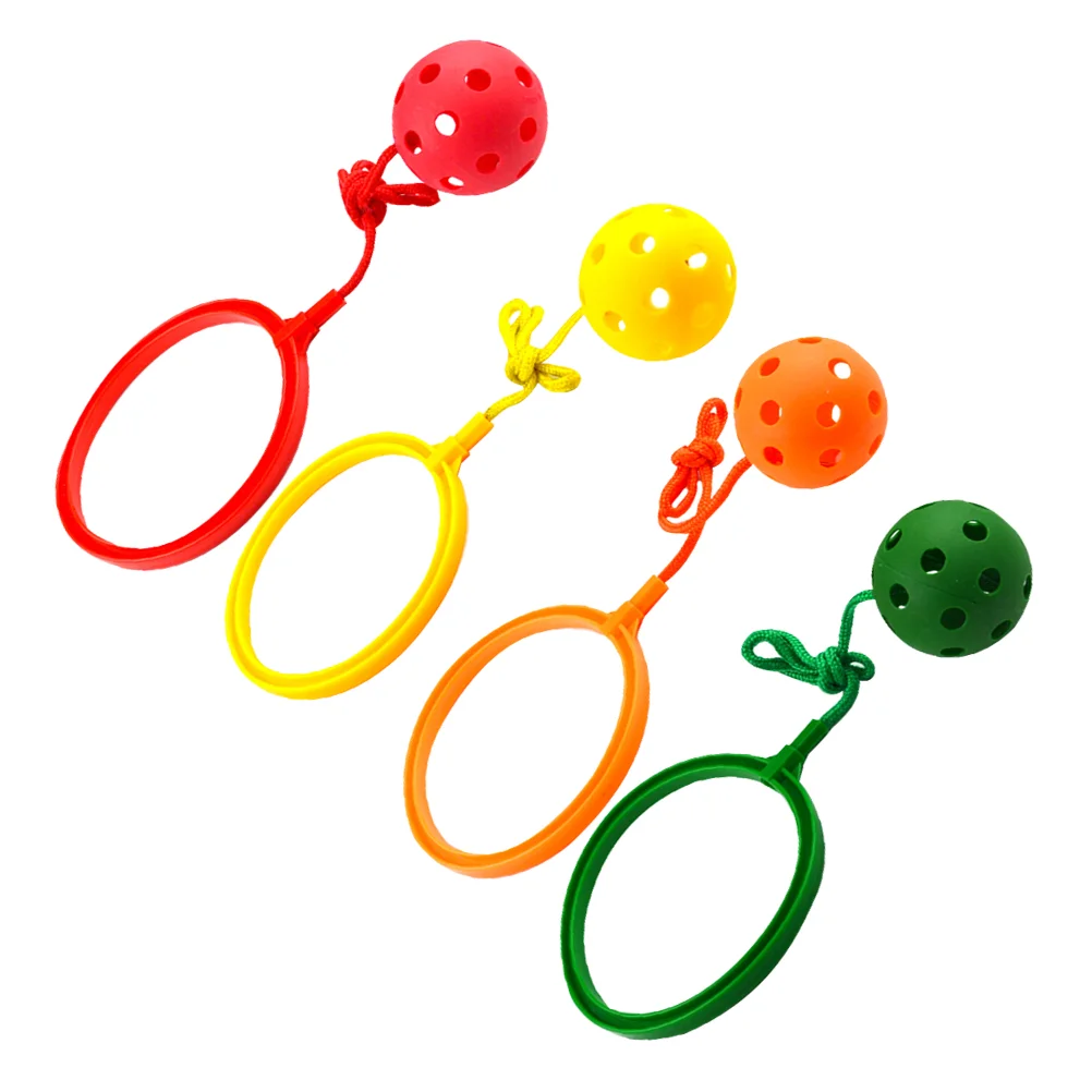 4pcs Kids Skip Ball Jumping Ankle Hoop Ring Jump Ropes Sports Whirling ...