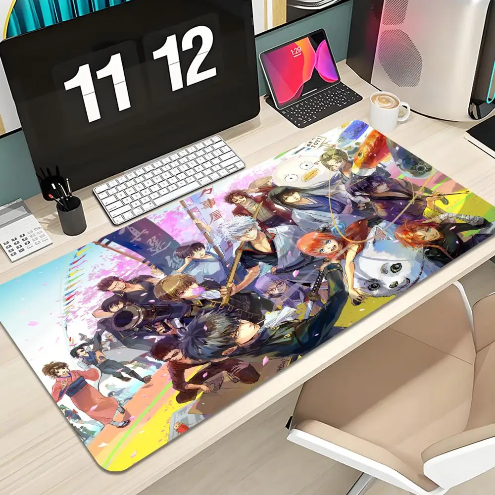 Anime Gintama Mouse Pad Keyboard Mousepad large 1200X600 mm Desk Mat PC ...