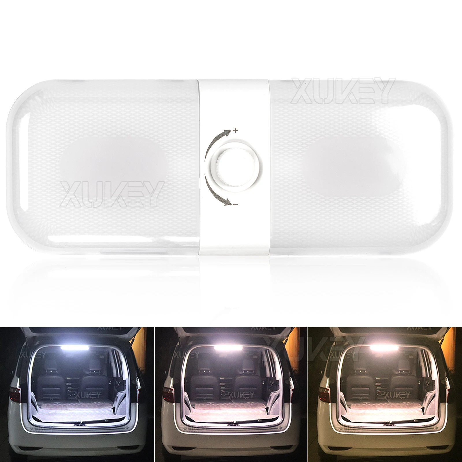 Generic 12-24v Led Interior Reading Double Dome Ceiling Light Cabin ...