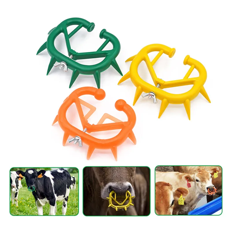 20Pcs-Cattle-Nose-Thorn-Durable-Plastic-Calf-Weaner-Clamp-Cow-Weaning ...