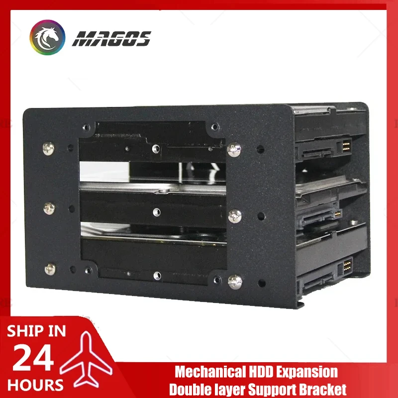 3-5-Inch-Hard-Disk-Bracket-2-3-layers-Holder-Desktop-Computer-Case ...
