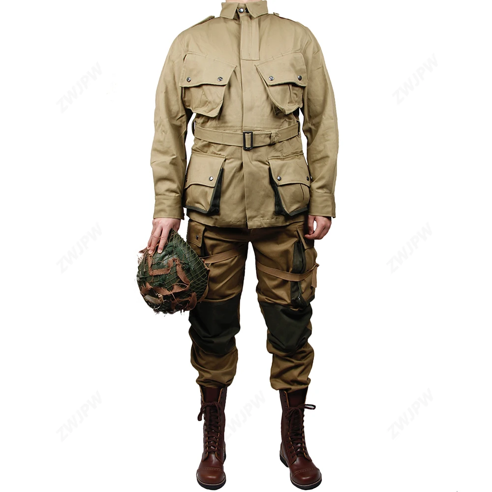 WWII-US-Airborne-M1942-Jacket-American-Solider-Paratrooper-D-Day ...