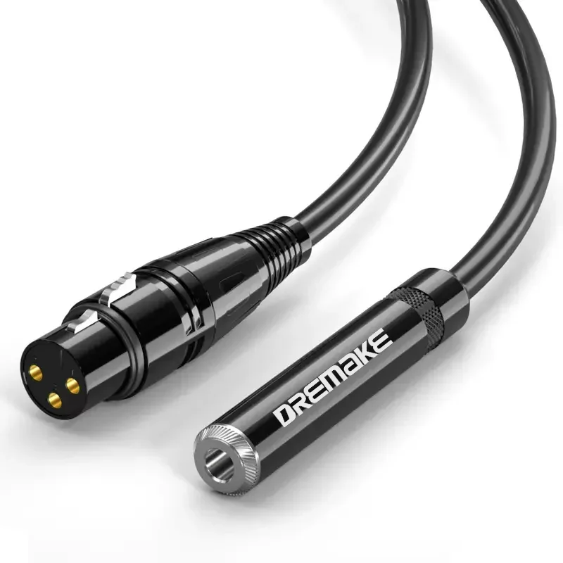 XLR-Female-To-6-5mm-Female-Audio-Extension-Cable-1-4-Inch-Female-Cannon ...