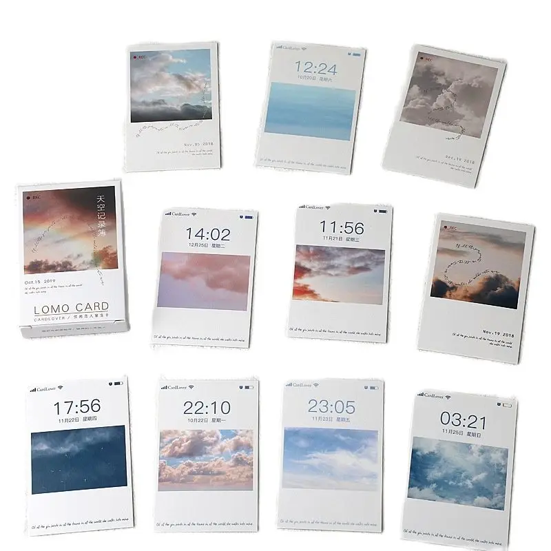 28 Pcs/Set 52*80mm Sunset Twilight Lomo Card Mini Postcard DIY Greeting ...