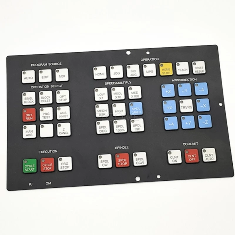 A98L-0001-0524-T-J-OM-K-OT-CNC-HMI-Silicon-Membrane-Keypad-Buttons-For ...