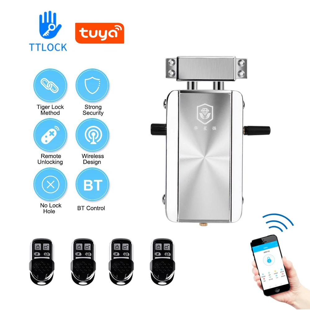 TTLock-Remote-Control-Lock-Wireless-Keyless-433MHz-Remote-Control-Door ...