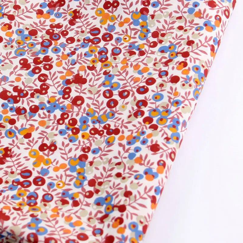 Wiltshire berry tana liberty London fabric tana lawn brown berry ...