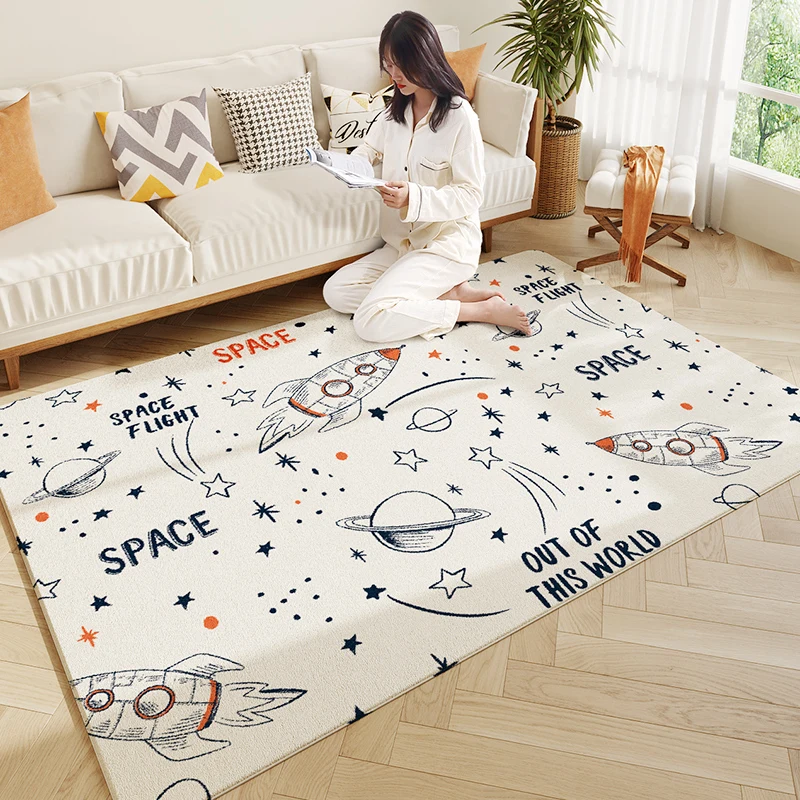 Modern-Cartoon-Space-Rocket-Carpet-Living-Room-Carpet-Children-Room ...