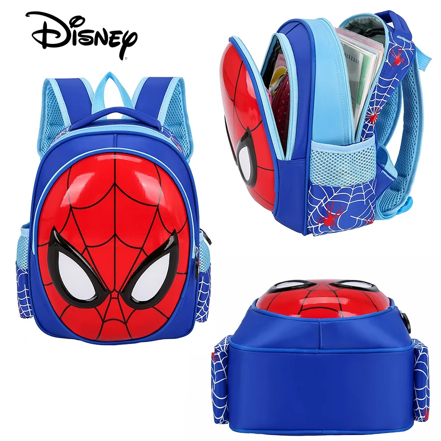 Disney-Kids-Spiderman-Backpack-Cartoon-Spider-Printten-Boys-Schoolbag ...