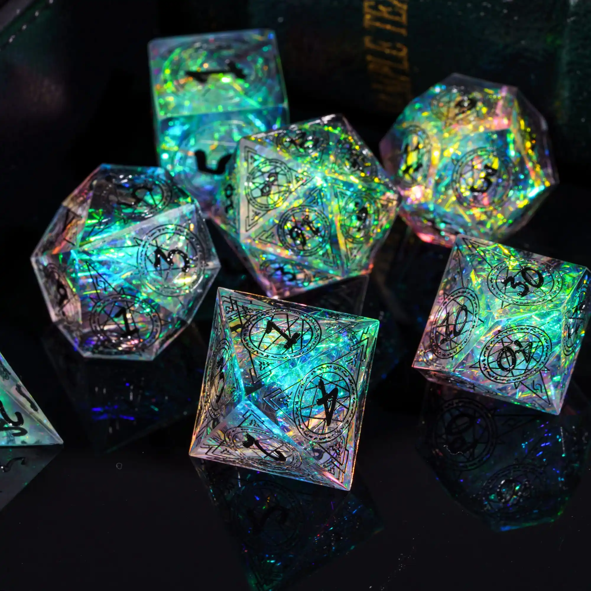 Pattern-Sharp-Edges-DND-Dice-Magic-Camp-Design-Handcrafted-Polyhedral ...