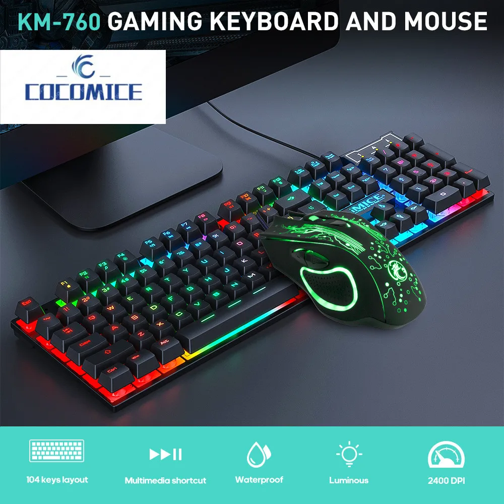 Gamer-Keyboard-And-Mouse-For-Computer-Pc-RGB-Gaming-Keyboard-Laptop ...
