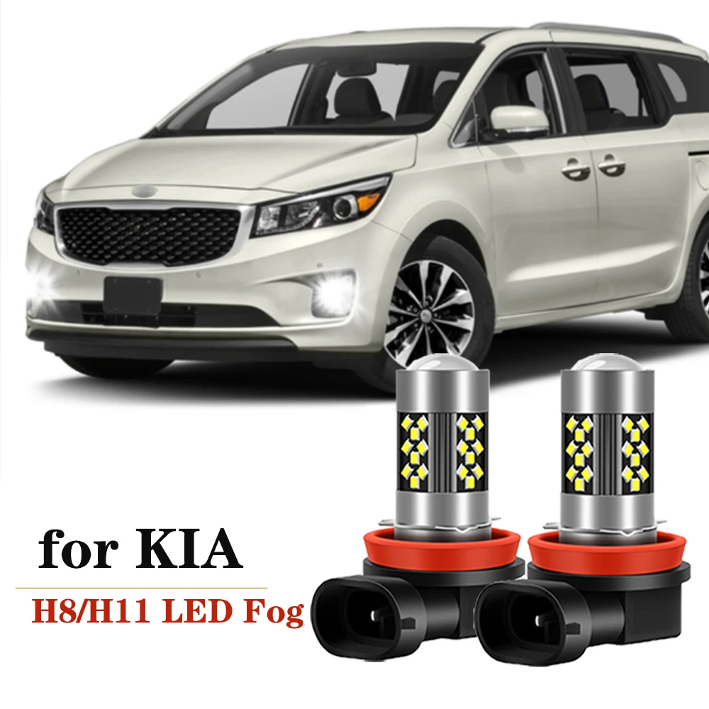 2pcs-LED-Fog-Light-Blub-Lamp-H8-H11-For-Kia-Sedona-Sorento-2-3-Sportage ...