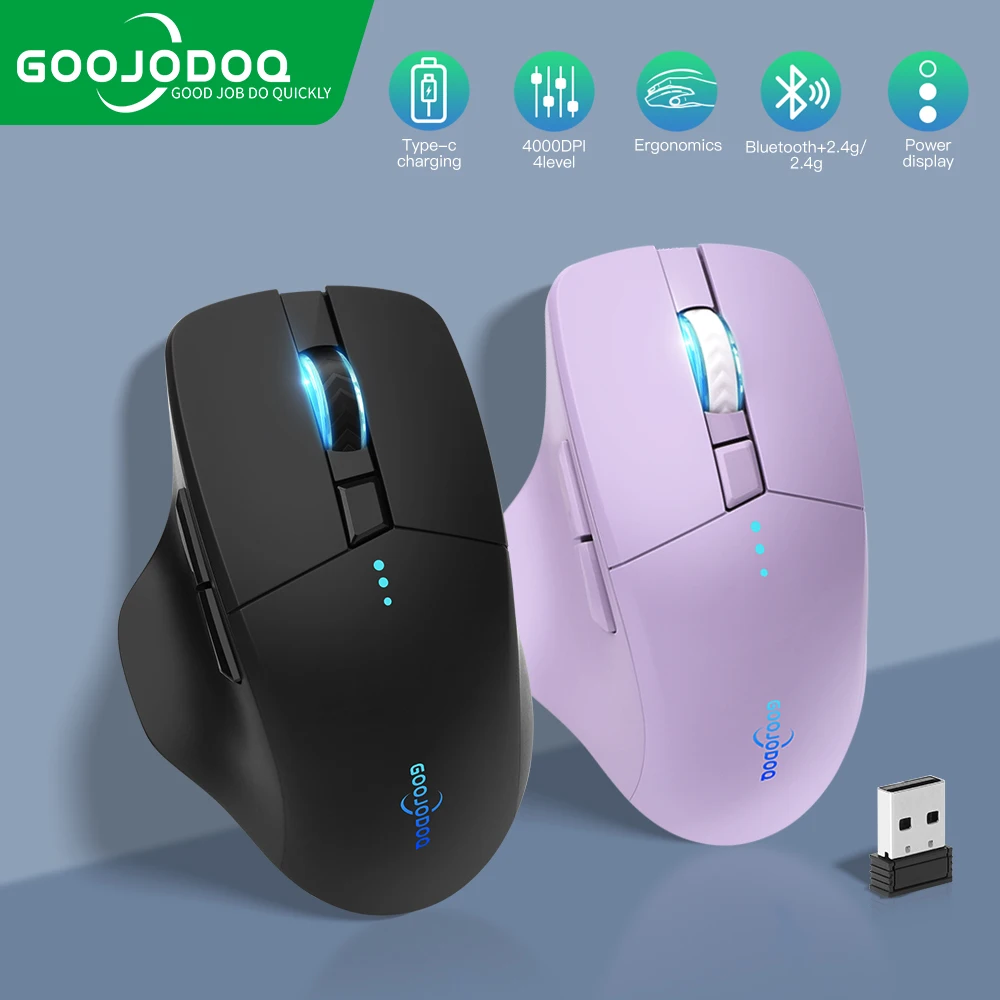 Rato-sem-fio-bluetooth-2-4g-mouse-gamer-4000-dpi-sensor-ptico-6-bot-es ...